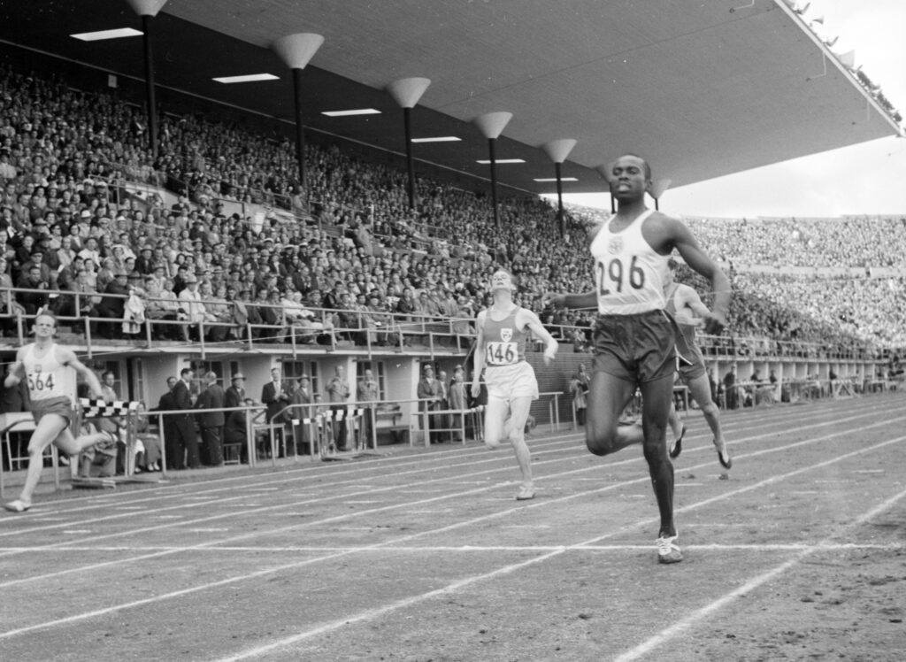 Gerard Mach, Paul Dolan, Jean-Pierre Goudeau and George Rhoden at the ...