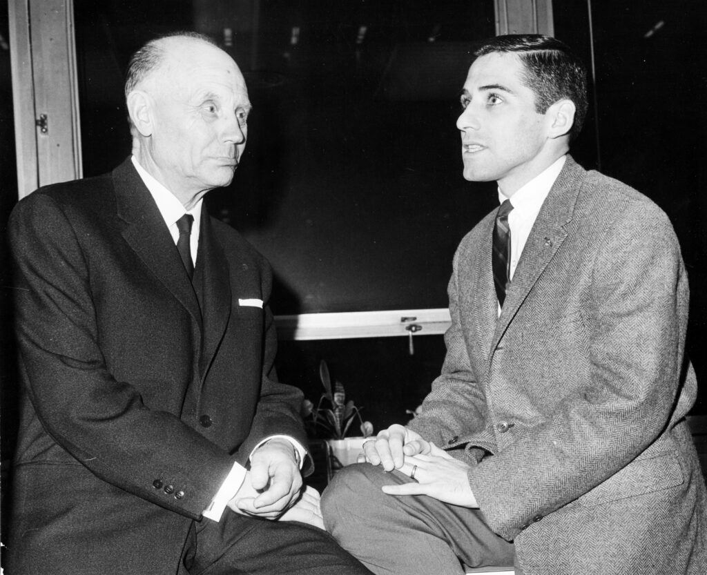 Paavo Nurmi and Jim Beatty in 1966 - TAHTO Shop